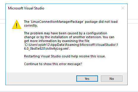 An error message pops up when attach to progress. · Issue #6299 · microsoft/PTVS · GitHub