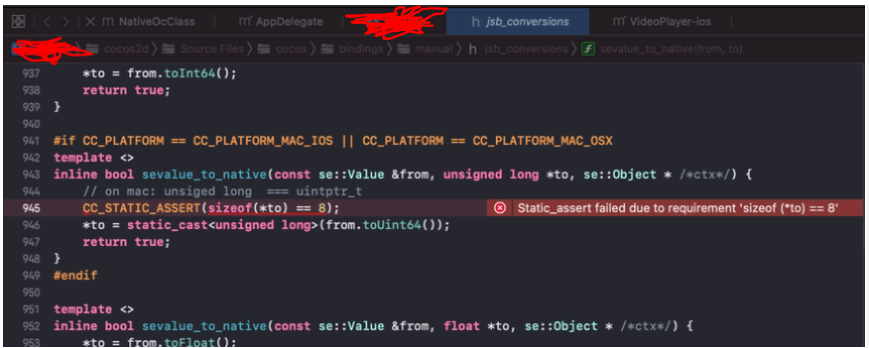 342 Staticassert Failed Due To Requirement Sizeof To 8 Error With Ios Packaging 