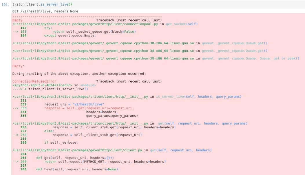Conection Refused · Issue 968 · Nvidia Merlin Nvtabular · Github