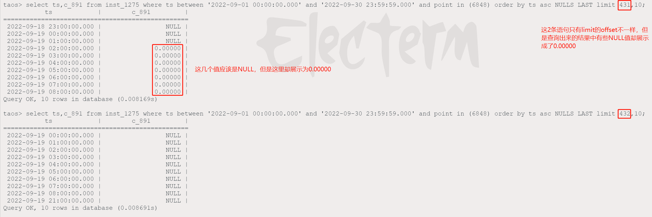 limit query issue · Issue #20723 · taosdata/TDengine · GitHub