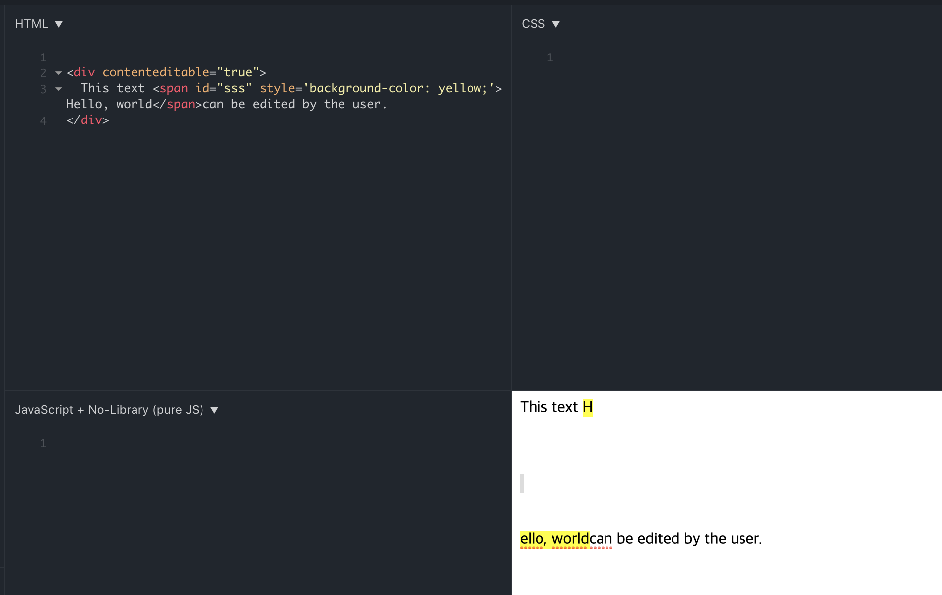 New line repeats inserted html using pasteHTML or insertNode · Issue ...
