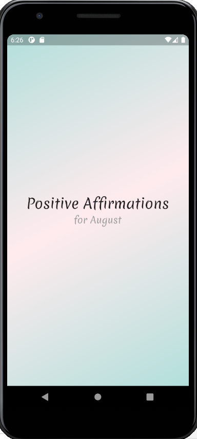 GitHub - Mridul13/Positive-Affirmations-App-for-August-2021: This flutter app will provide a ...
