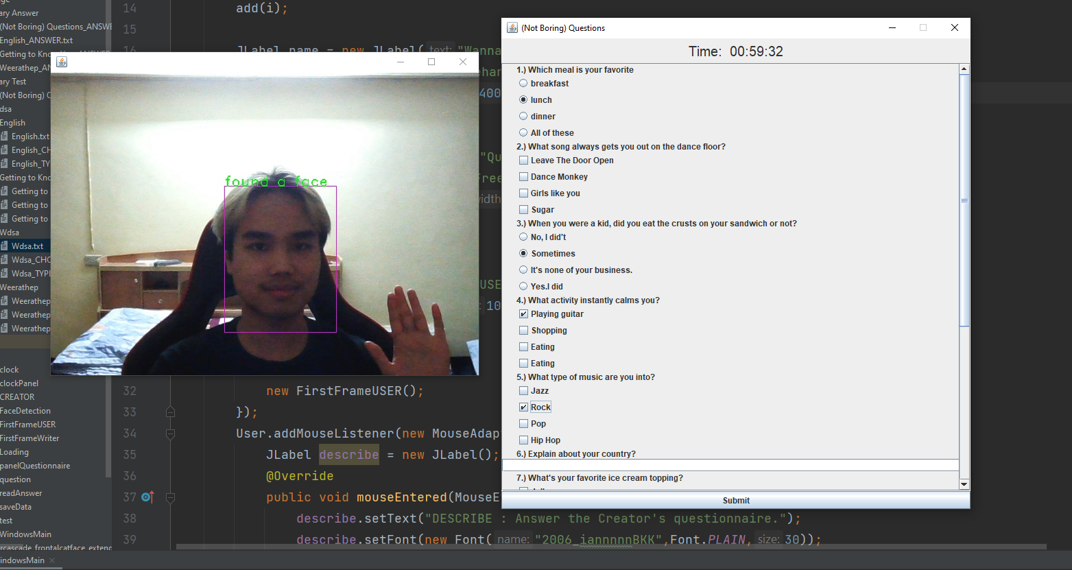 GitHub - jameVee/Wanna-Form: โปรเจคปี 2 เทอม 1 วิชา Fundamental programming 2