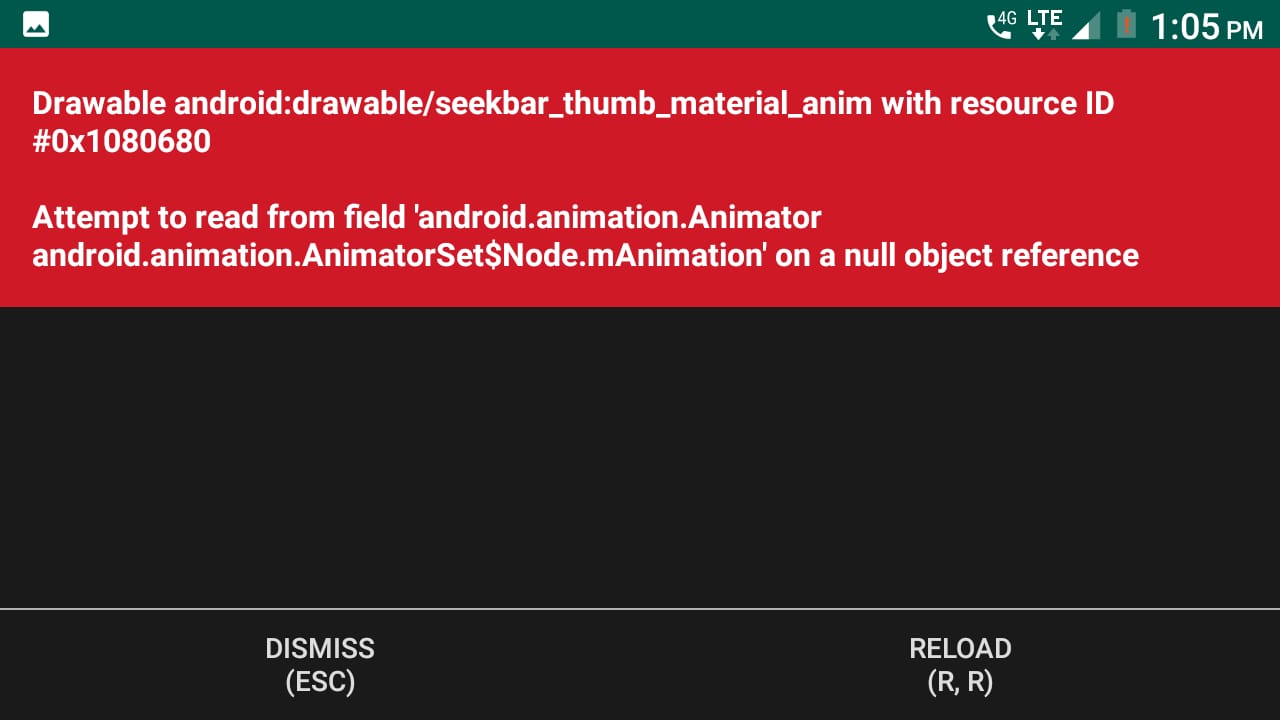 drawable android:drawable/seekbar thumb material anim with resource id#0x1080688 · Issue #30107 ...