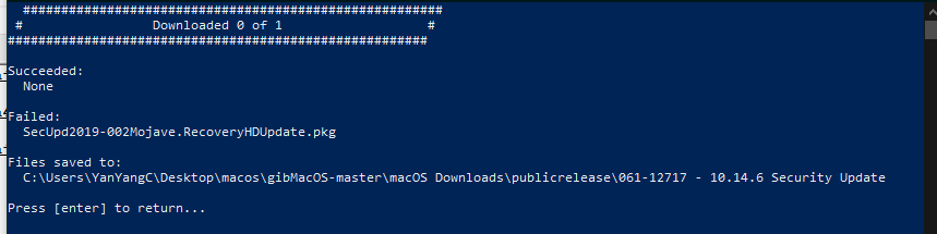 Cant Download 1014 Mojave · Issue 59 · Corpnewtgibmacos · Github