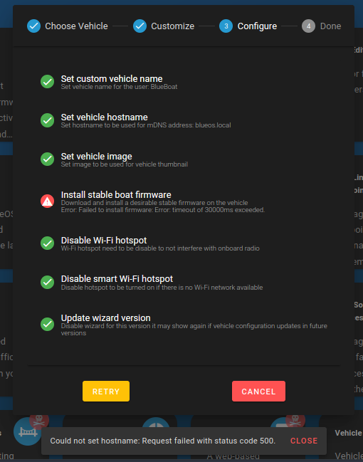 Wizard Error Failed To Install Firmware Error Timeout Of 30000ms Exceeded · Issue 1722 2381