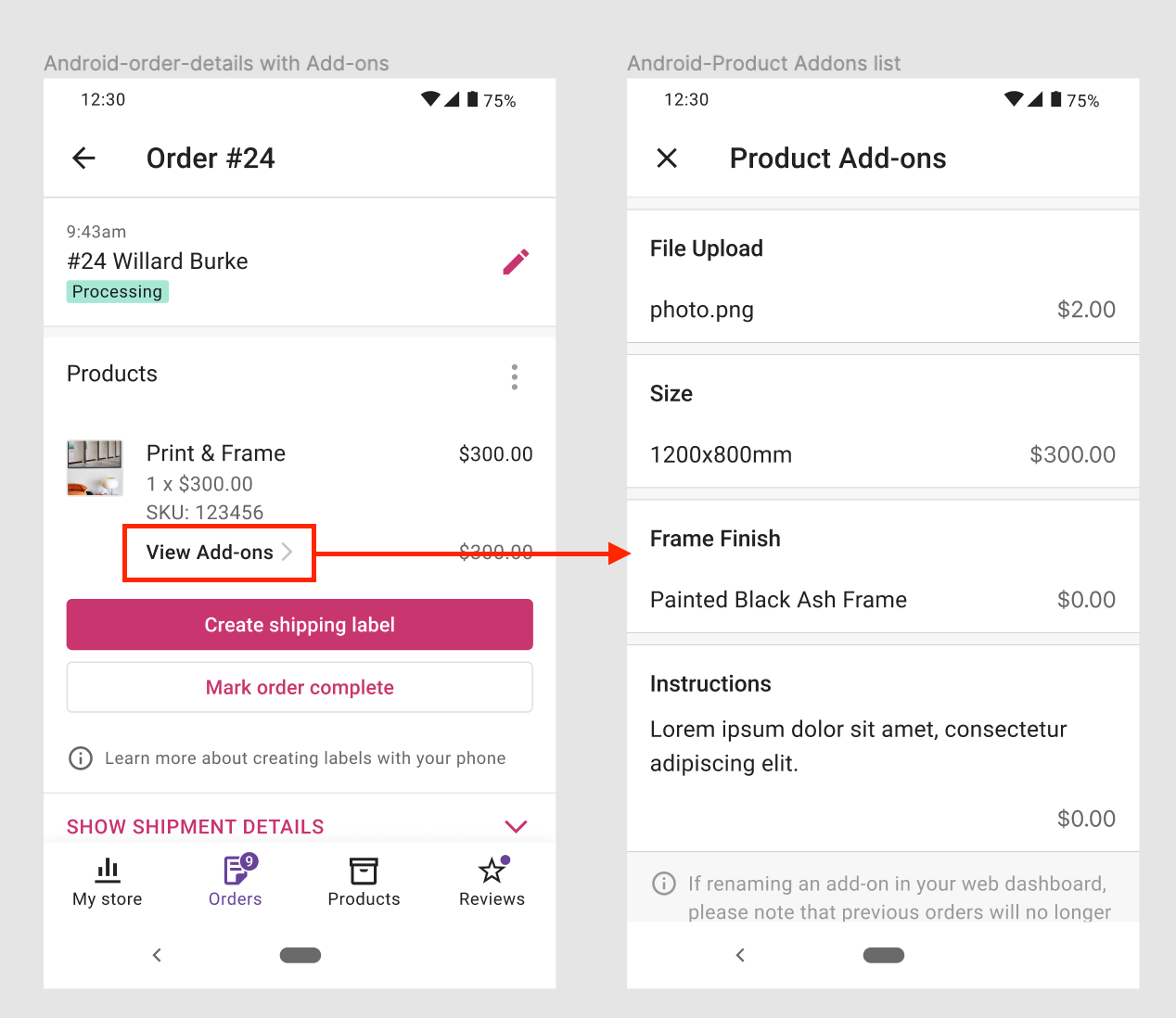 [Product Add-ons] Create `View Add-ons` button · Issue #4409 ...