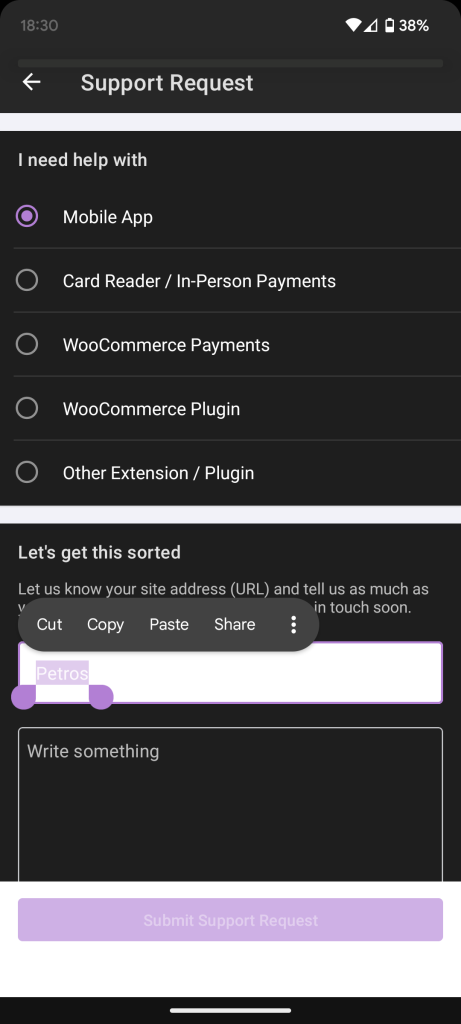 [support Requests] Fix Form Dark Mode Support · Issue 8485 · Woocommerce Woocommerce Android