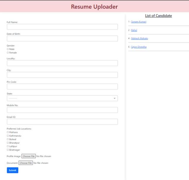 GitHub - Mahesh382/Resume_Uploader