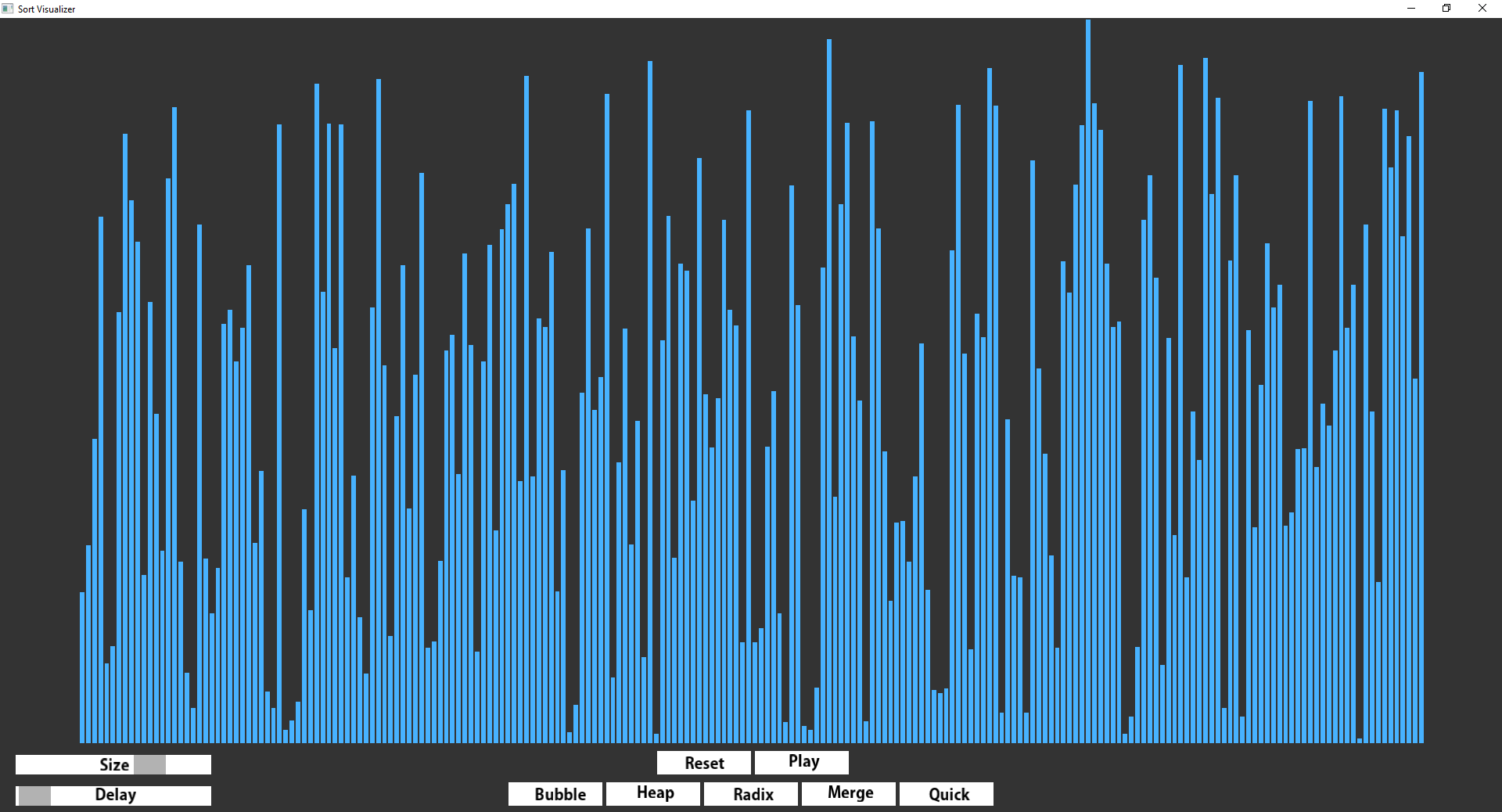 GitHub - Meliodas431/Sort-Visualizer