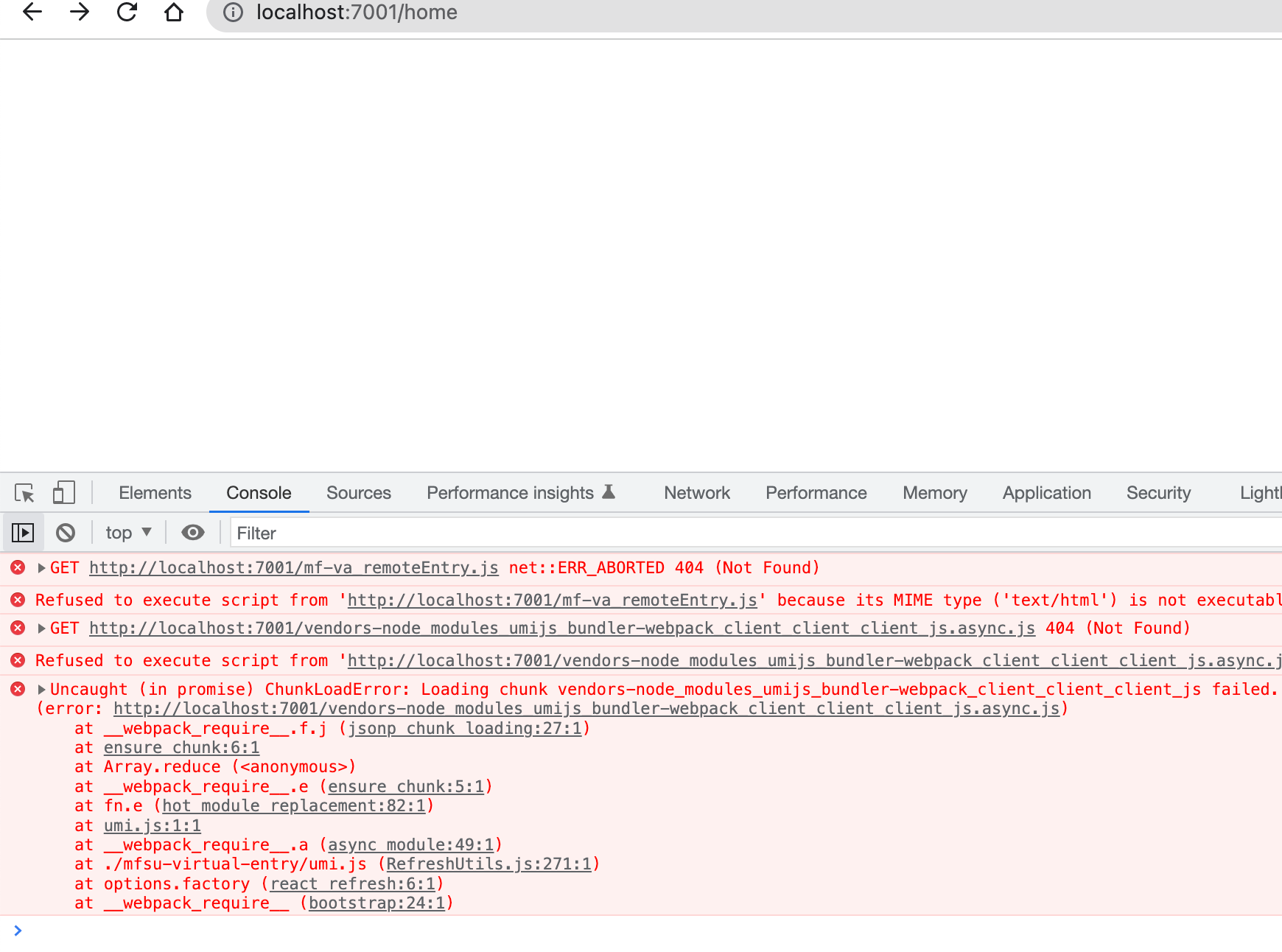[Bug] 结合egg使用本地运行，umijs文件正常加载，但是mf-va_remoteEntry.js等文件404 · Issue #9881 · umijs/umi · GitHub