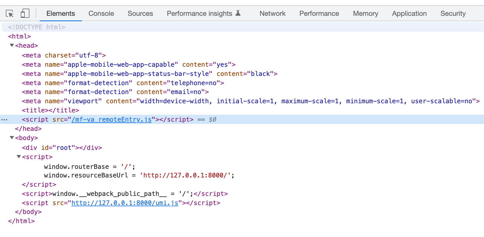 [Bug] 结合egg使用本地运行，umijs文件正常加载，但是mf-va_remoteEntry.js等文件404 · Issue #9881 · umijs/umi · GitHub