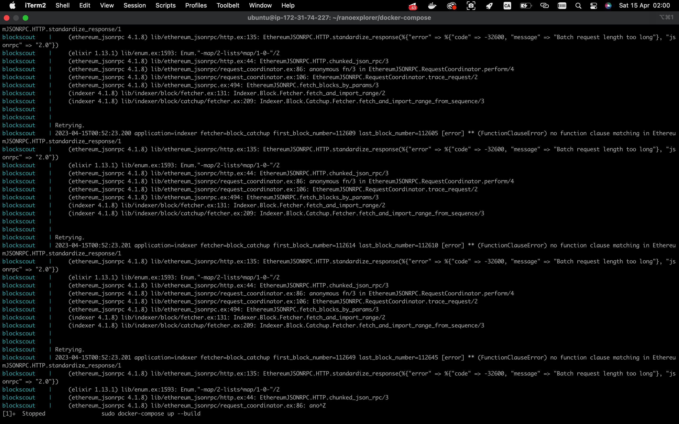 ENV and Database issues · Issue #7272 · blockscout/blockscout · GitHub