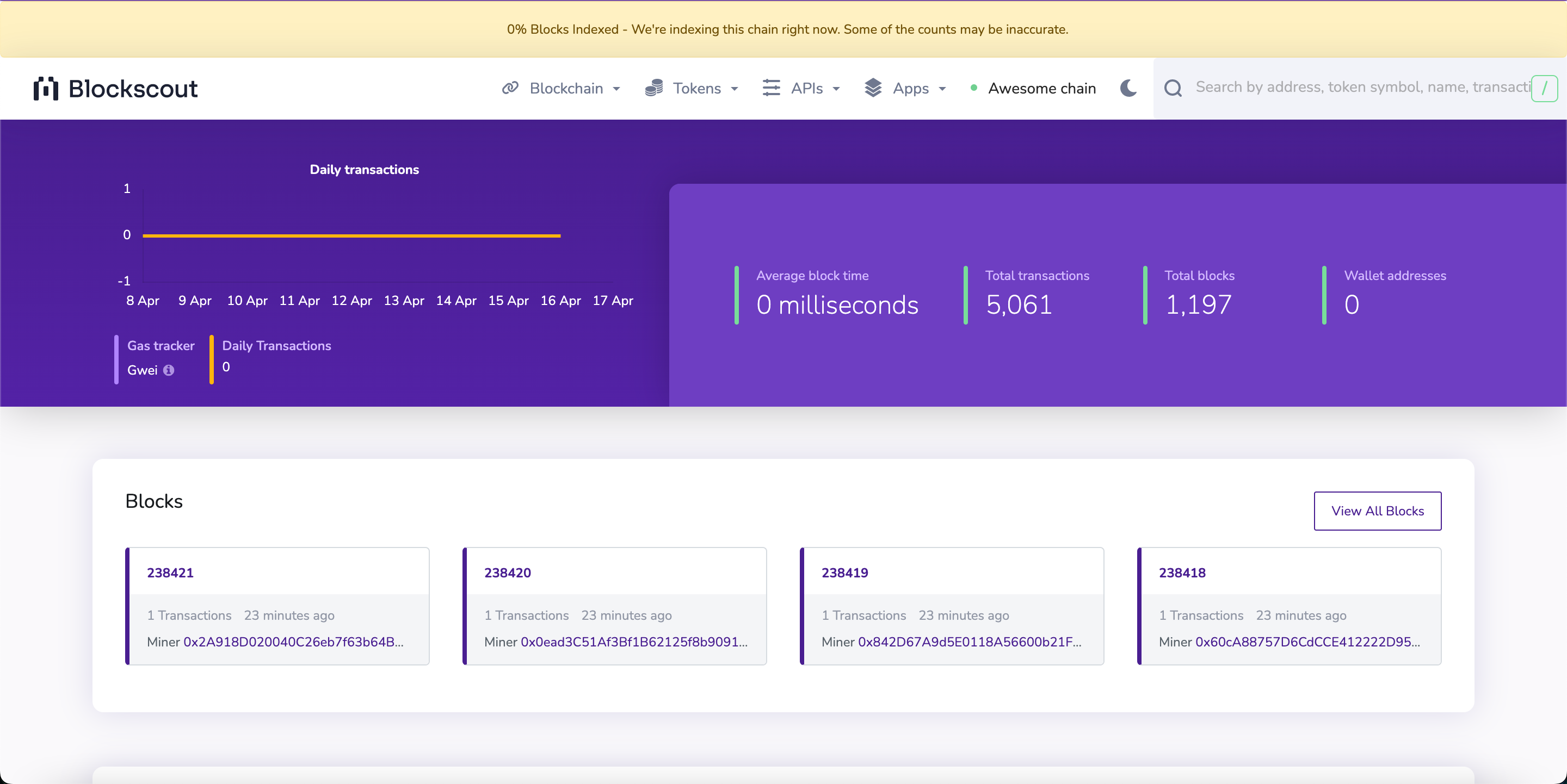 ENV and Database issues · Issue #7272 · blockscout/blockscout · GitHub
