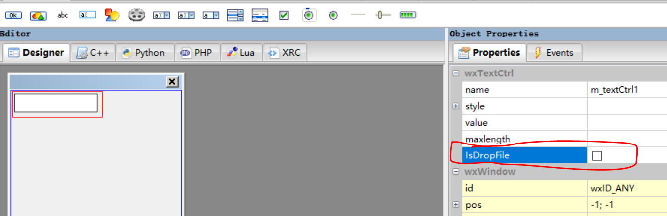 wxTextCtrl add drag file name · Issue #712 · wxFormBuilder ...