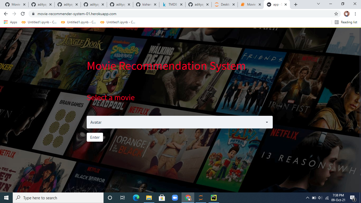 GitHub - adityajha0102/Movie-Recommendation-System