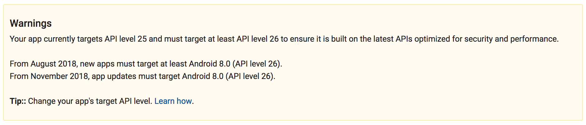 [android] target SDK version issues warning on Play Store · Issue #1739 ...