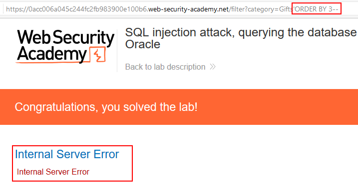 Github Shahdat Sajibsql Injection Attack Querying The Database Type And Version On Oracle 7532