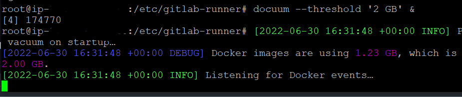 How to change the default threshold of 10 GB for the Daemon · Issue ...