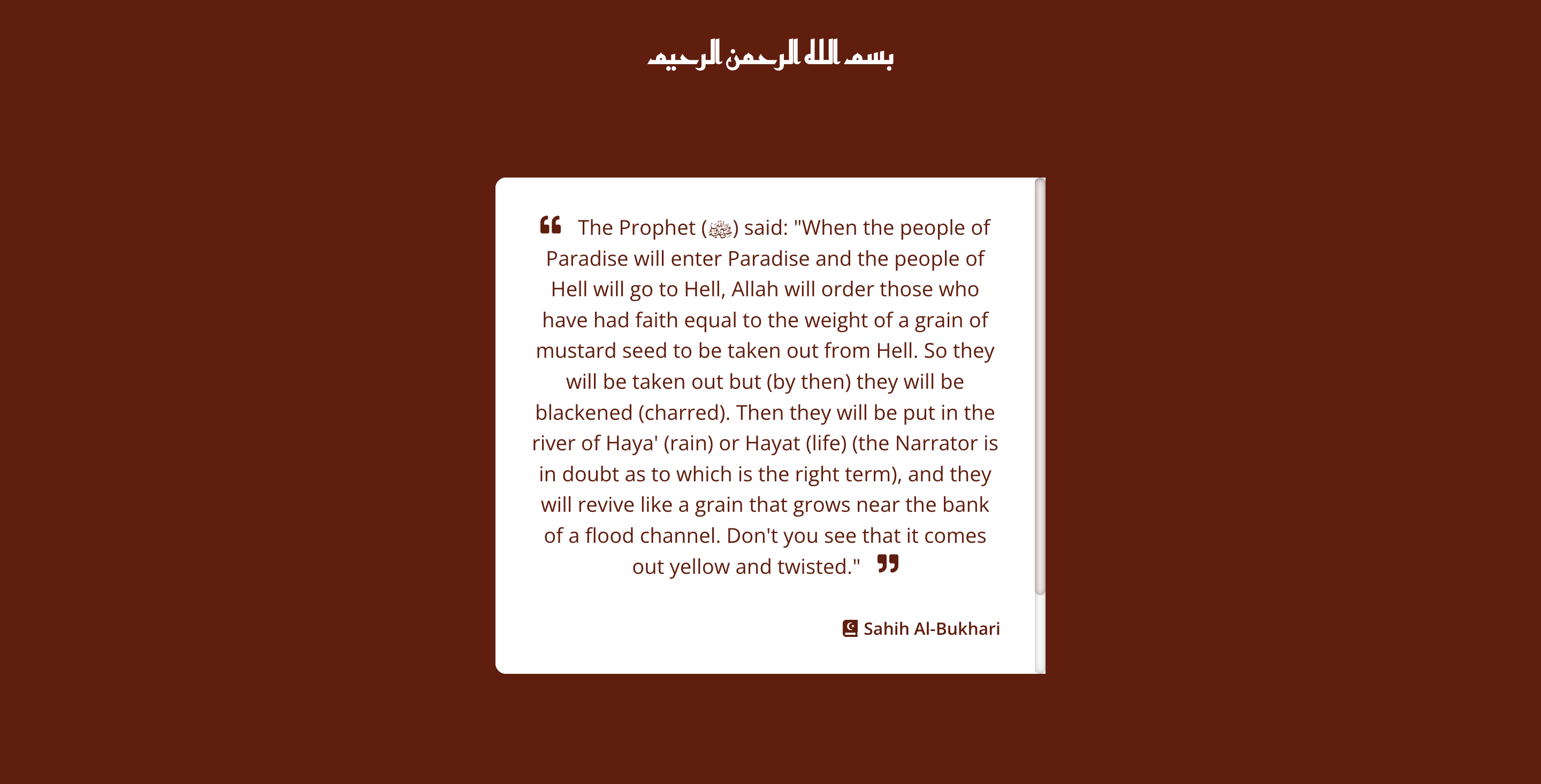 GitHub - abdulsalamcodes/random-hadith-generaor: A simple Web App that ...