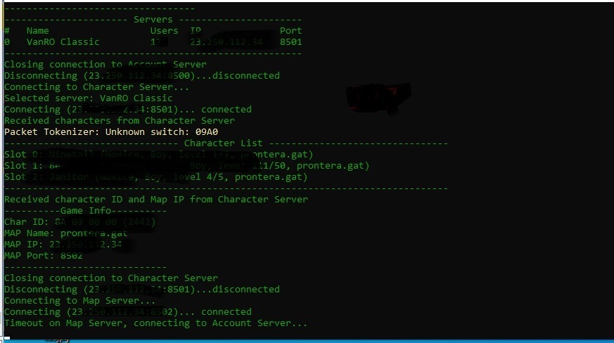 Map Timeout · Issue #3007 · OpenKore/openkore · GitHub