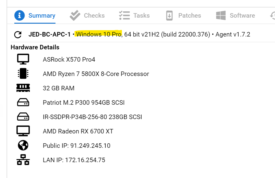 Windows 10 is displayed on the Summary page despite Windows 11 · Issue ...
