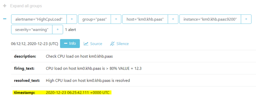 The timestamp value in my Prometheus alertmanager is not sent to rocket chat webhook · Issue ...