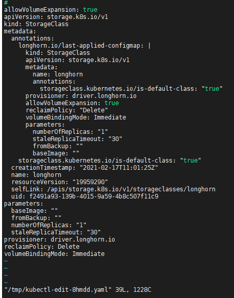 How can I resize the longhorn volume? The new size should be shown in ...