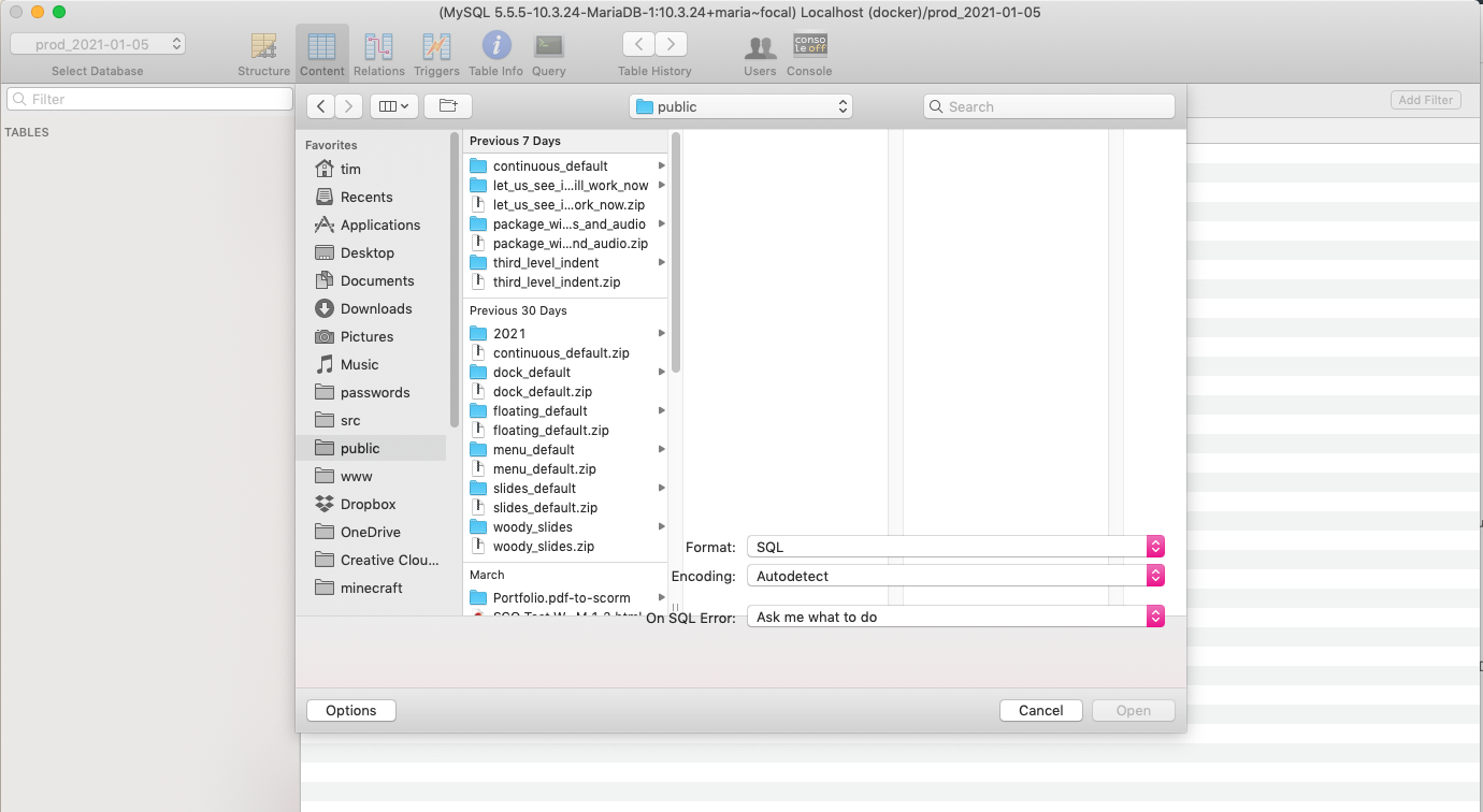 layout glitch in import screen · Issue #1150 · Sequel-Ace/Sequel-Ace · GitHub