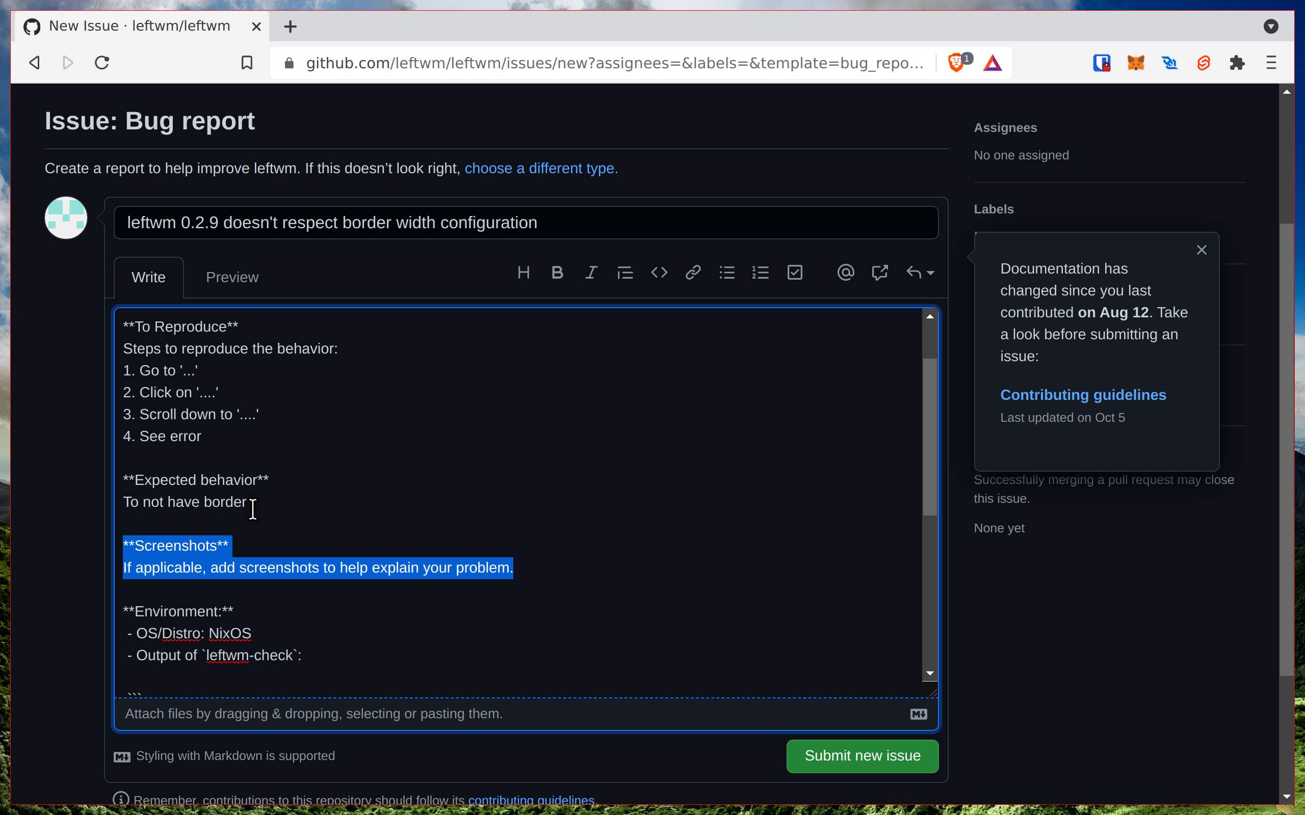 leftwm 0.2.9 doesn't respect border width configuration · Issue #579 · leftwm/leftwm · GitHub