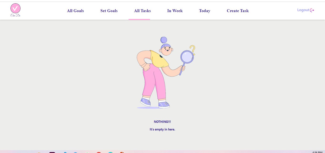 GitHub - sabahonarmand/Can-Do: This web application is for time management and goal tracking.