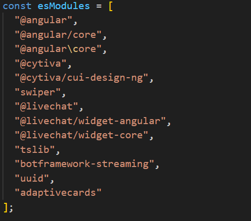 [Bug]: Jest encountered an unexpected token - no description how to handle angular 12 to 13 bump ...