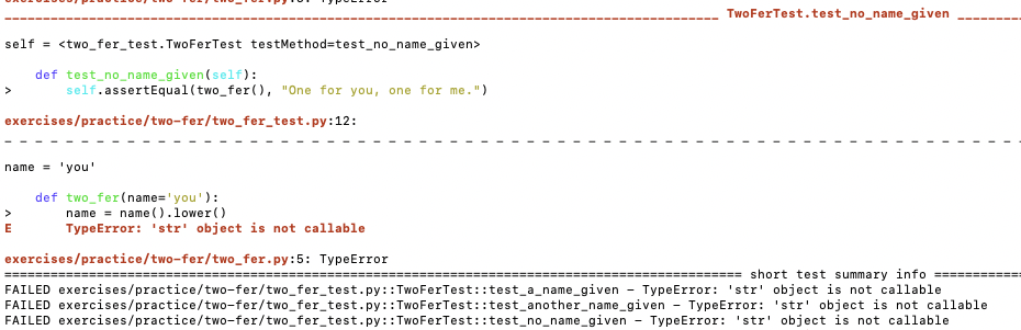 Error Messages Should Include Line Numbers · Issue #2855 · exercism/python · GitHub