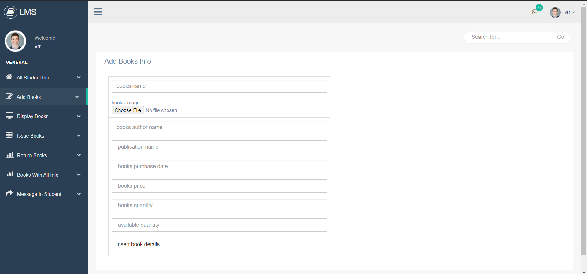 GitHub - mkr2667/Library-Management-System