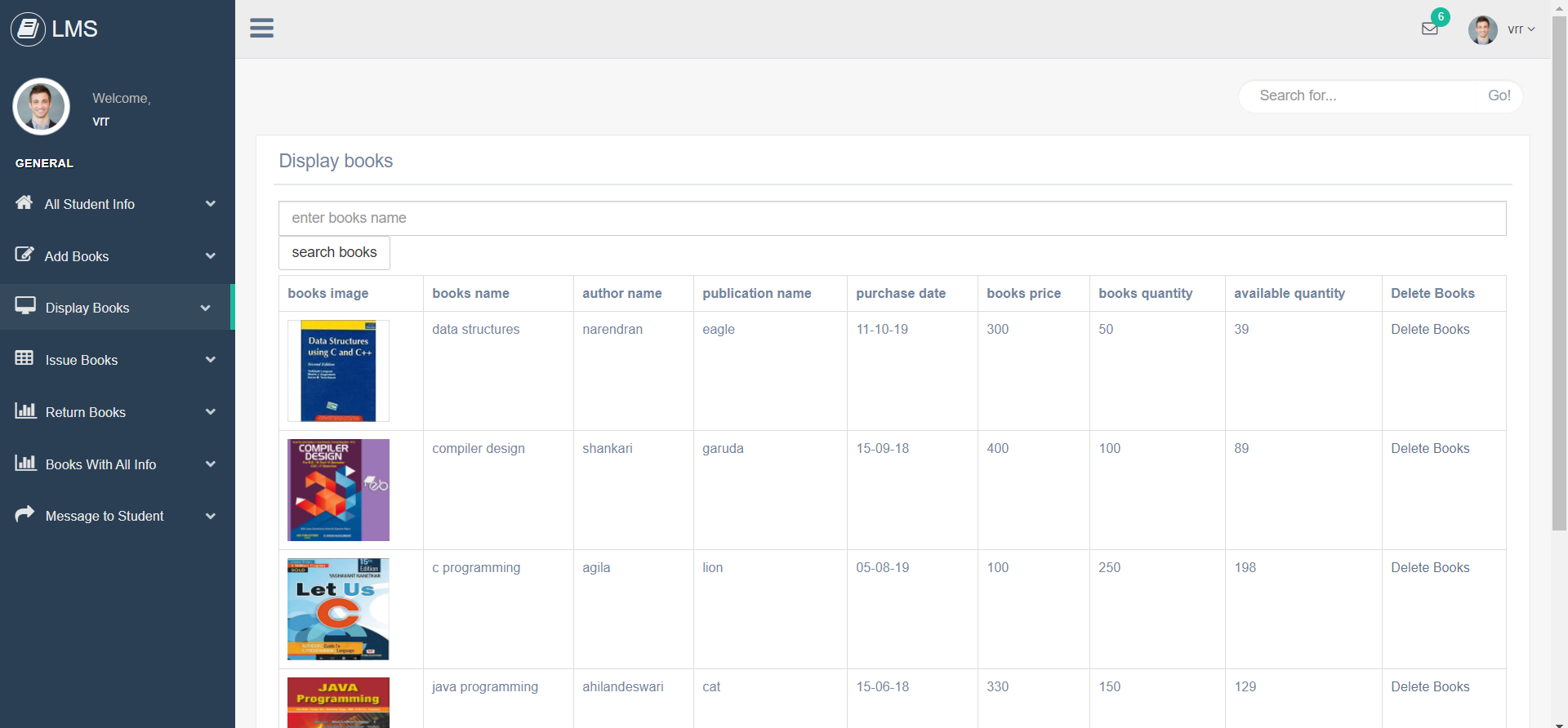 GitHub - mkr2667/Library-Management-System