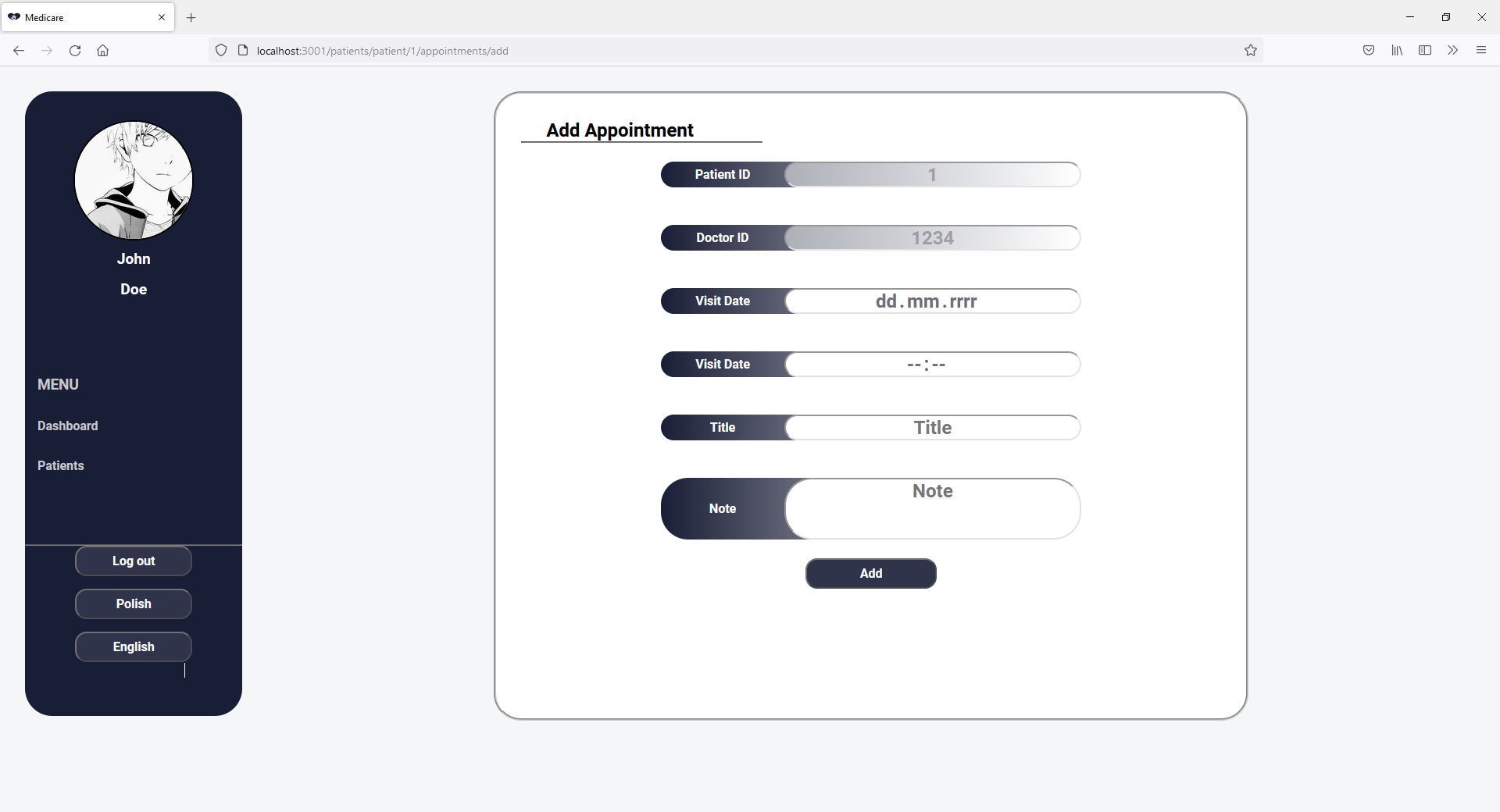 GitHub - LainonShiraya/Medicare: A front-end side of Medicare application ( React.js )