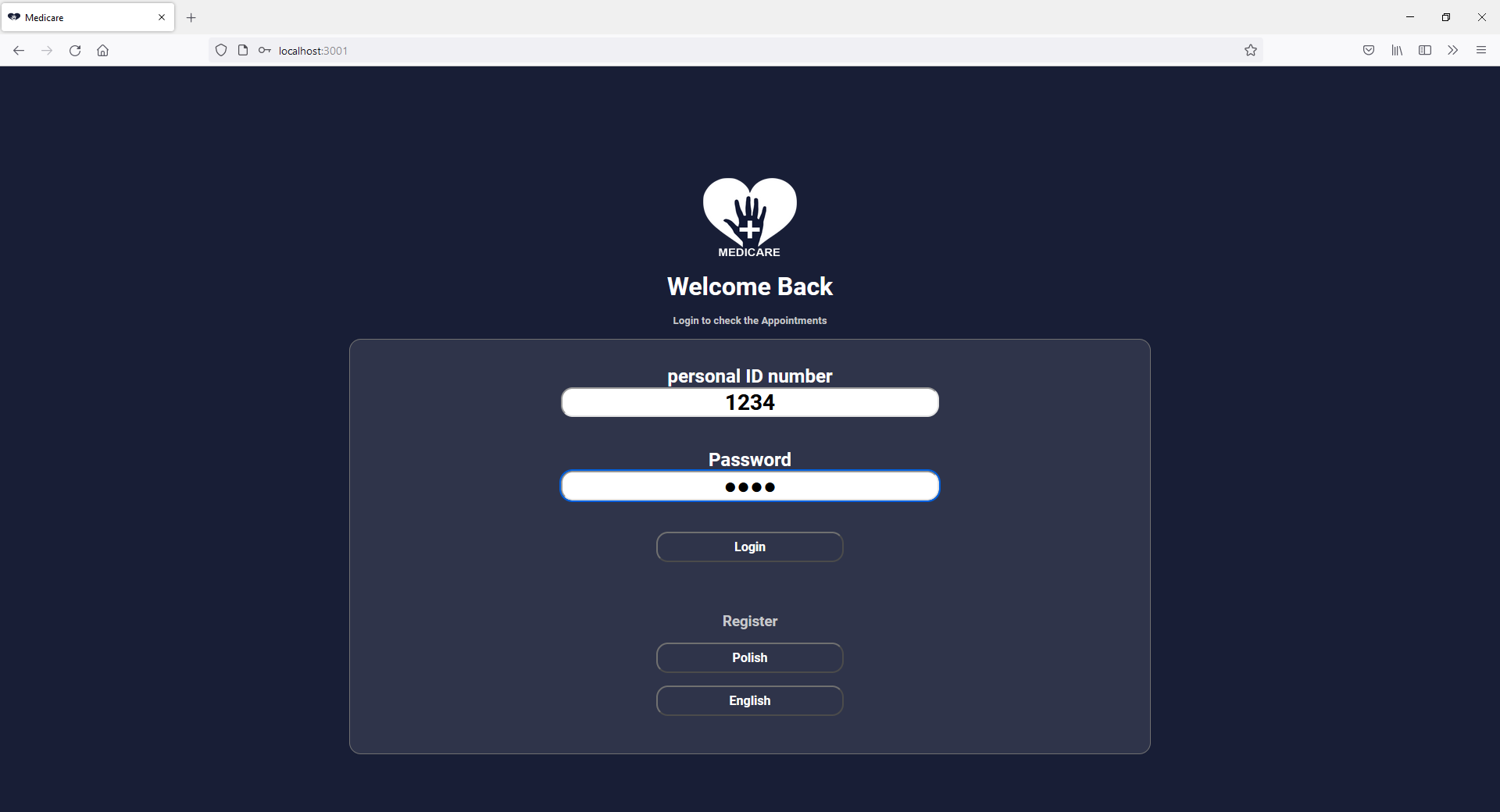 GitHub - LainonShiraya/Medicare: A front-end side of Medicare ...