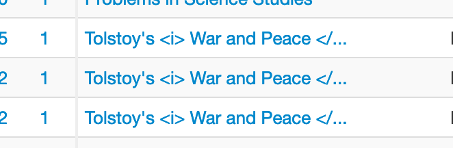 HTML tags in course titles not rendered · Issue #106 · coursetable ...