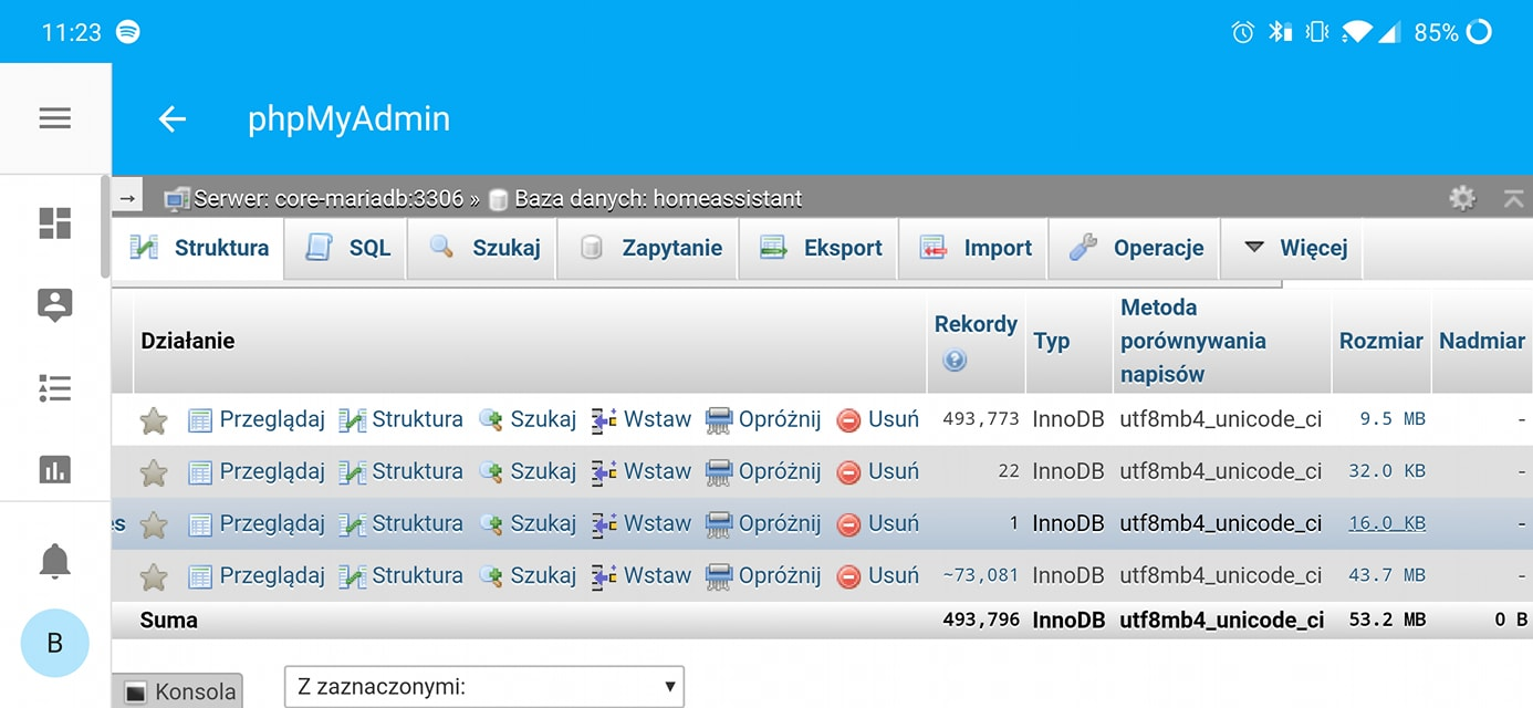 Mariadb Addon Wrong Real Database Size · Issue 1276 · Home Assistant