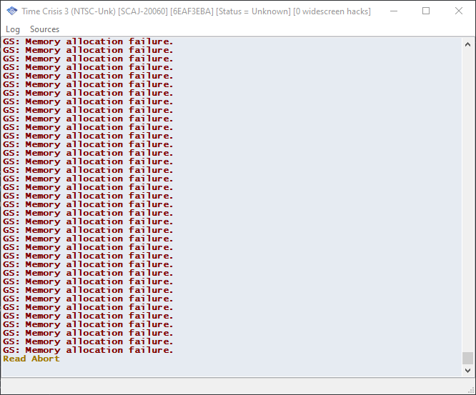 [BUG]: C++ Runtime Error on Time Crisis 3, Stage 3-3 (Chinese version ...