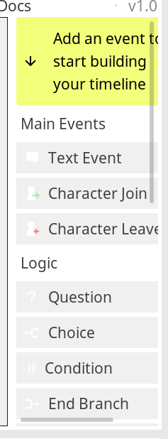 Allow the events sidebar in the Timeline editor to be resized manually or automatically · Issue ...