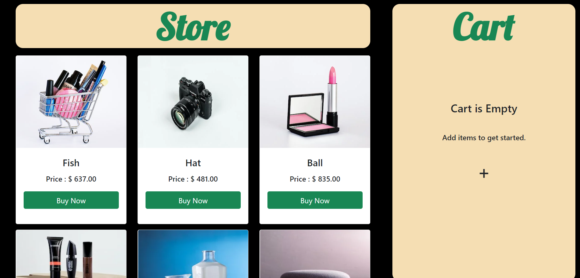 GitHub - biasedzeus/shoppingCart: Shopping Cart