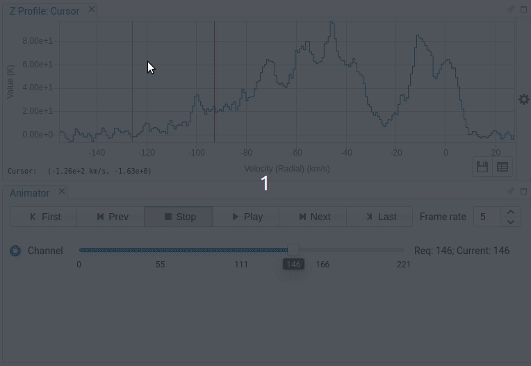 Navigate to different channel using the spectral profiler · Issue #123 · CARTAvis/carta-frontend ...