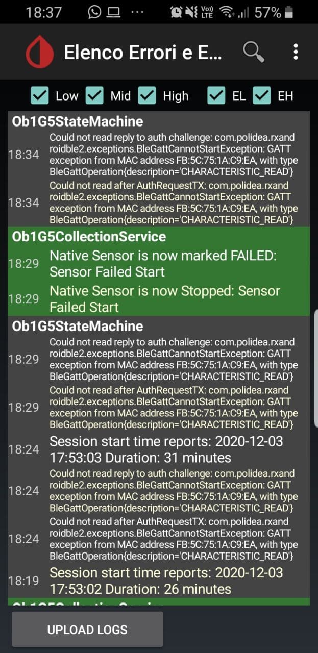 Error when I try to start Dexcom G6 · Issue #1535 · NightscoutFoundation/xDrip · GitHub
