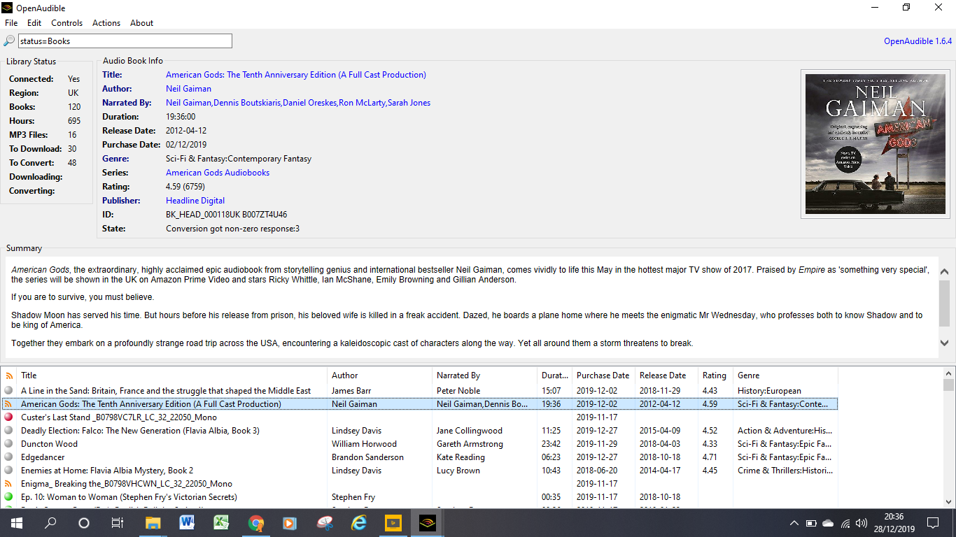 Conversion got non-zero response:3 · Issue #250 · openaudible/openaudible · GitHub