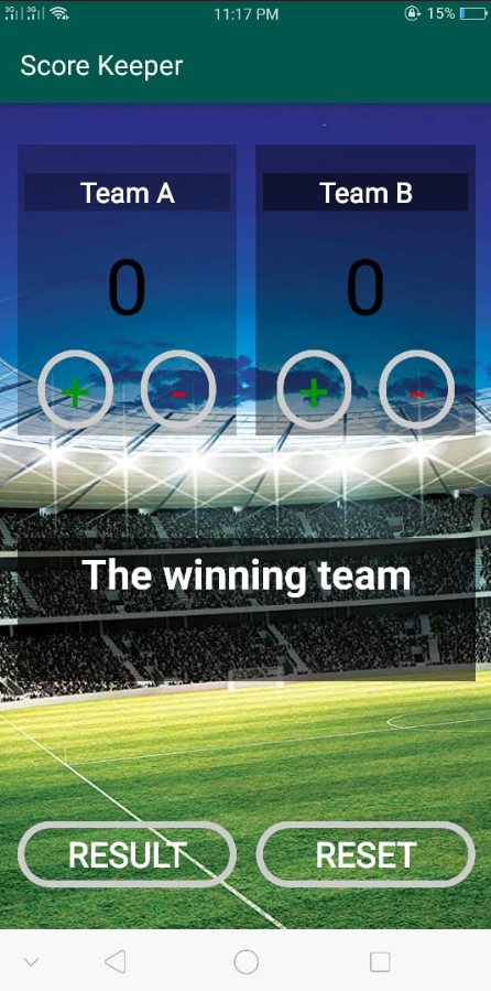 GitHub - aSalahh/Footboll-Score-Keeper: Score Keeper app which gives a ...