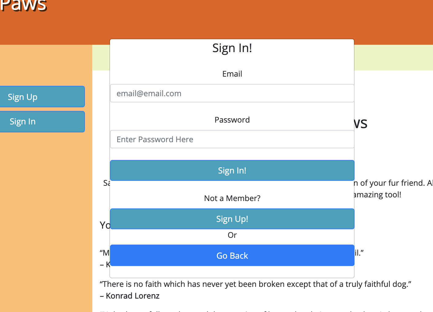 GitHub - patybn3/Savvy-Paws-Client: Front-end repository for web application Savvy Paws.