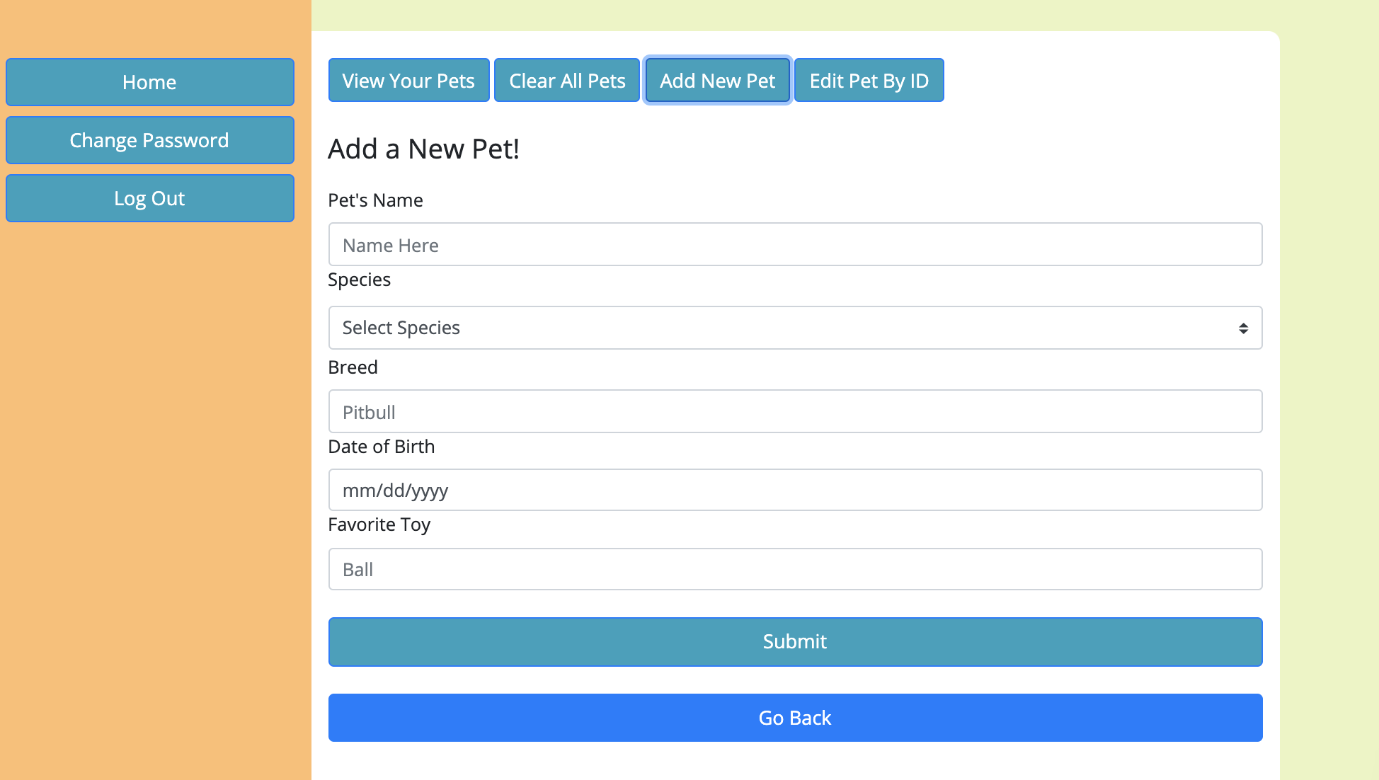 GitHub - patybn3/Savvy-Paws-Client: Front-end repository for web application Savvy Paws.