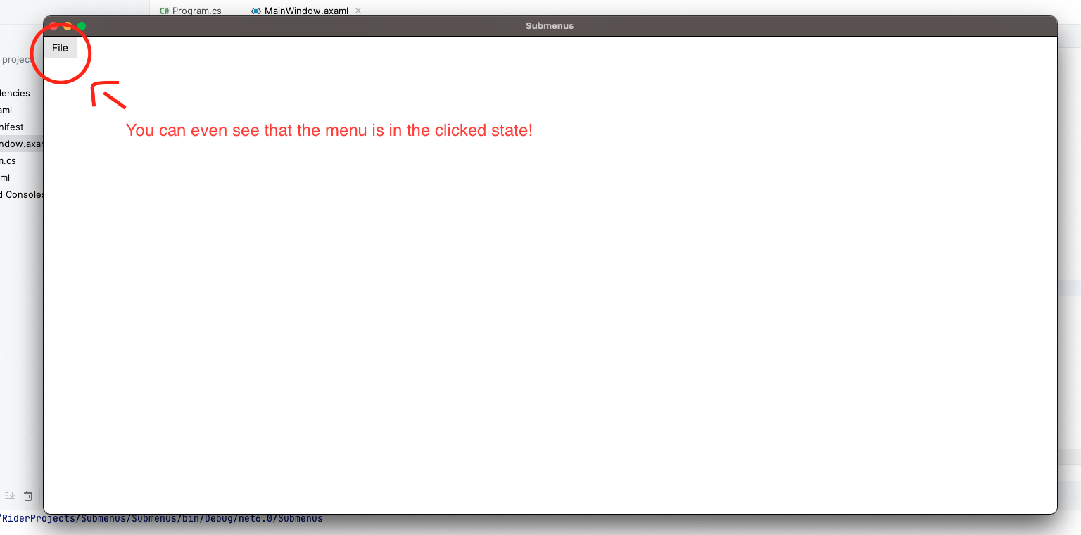 Submenus won't open on Mac M1 · Issue #9806 · AvaloniaUI/Avalonia · GitHub