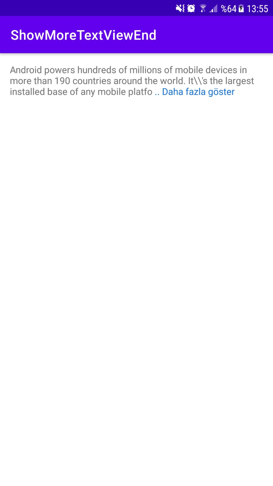 Github Dogusipeksac Showmoretextviewend